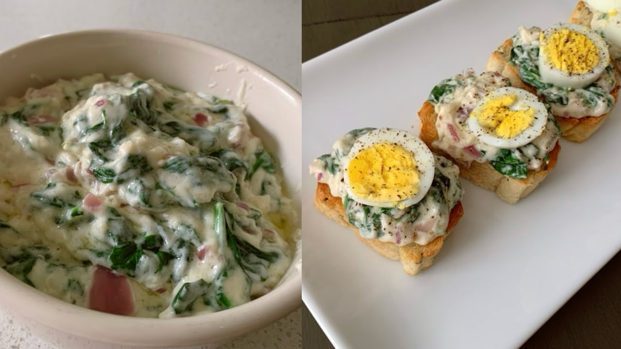 Creamed Spanich Recipe Surprised everyone ！ Quick & Simple Breakfast ...