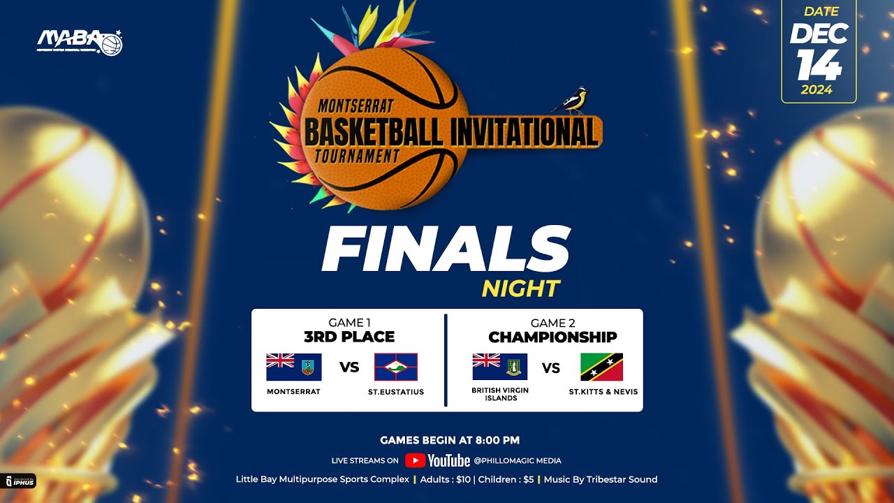 Montserrat Basketball Invitation Tournament Finals December 14, 2024 ...