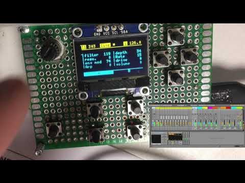 Aciduino V2 Beta 5, Teensy Euclidean rythm MIDI generator (Bjorklund Algorithm) - YouTube