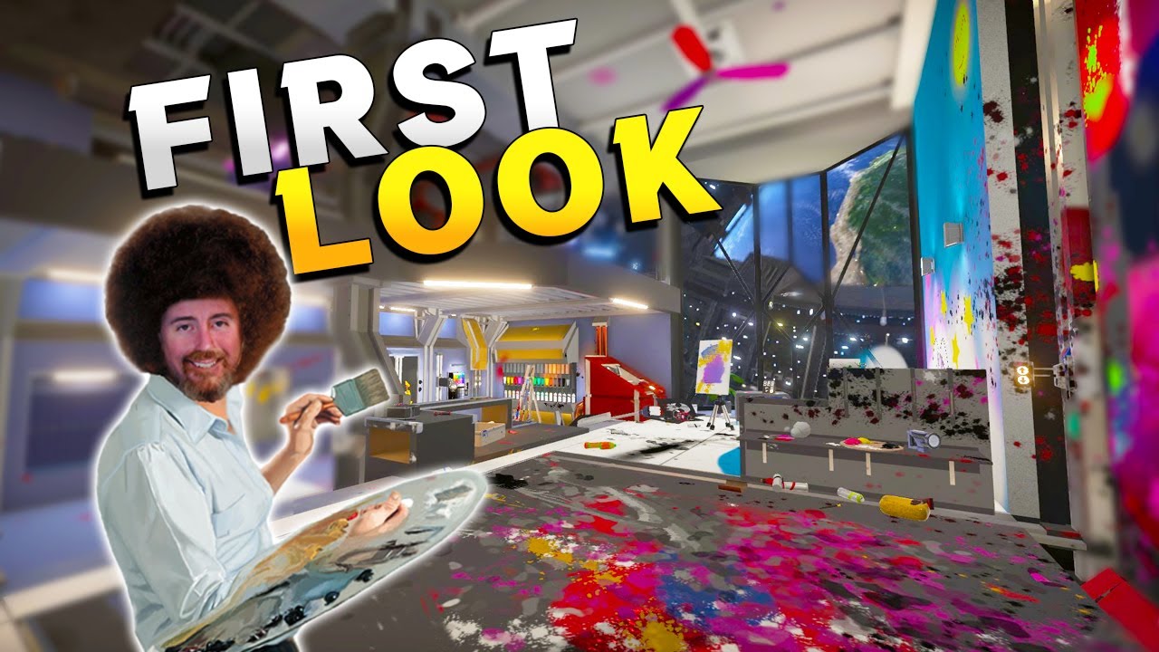 We're Bob Ross in Space! Creating Art in the Future! - SuchArt Gameplay ...