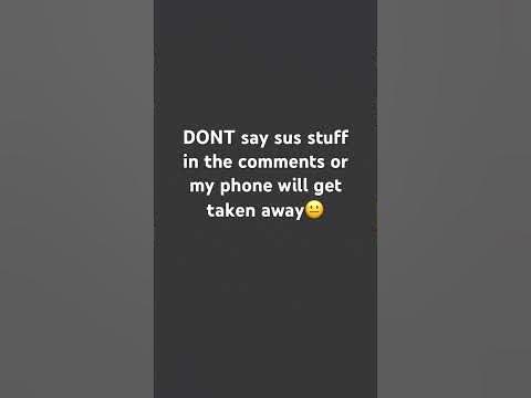 Don't put sus stuff😐/ #short #meme - YouTube