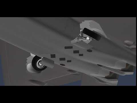 F-22 Raptor - Rear Landing Gear - Animation (1) - YouTube