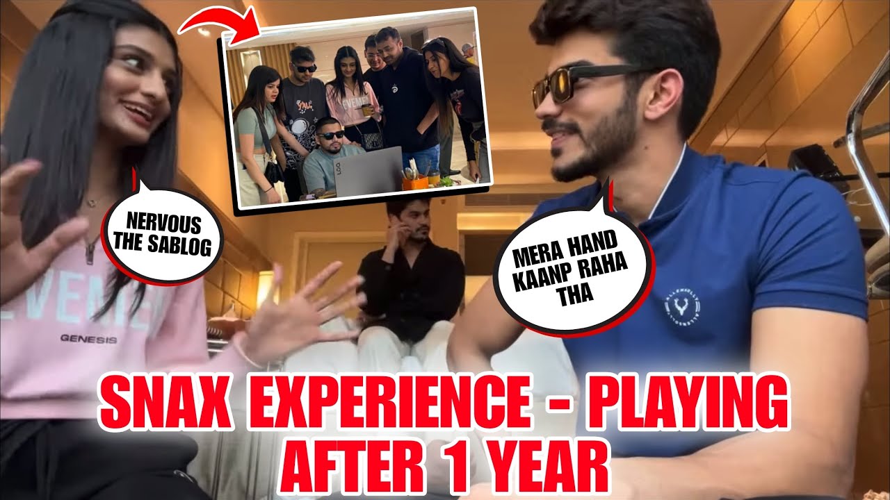 Snax Shares His Experience Of Playing After Long Time😱 - YouTube