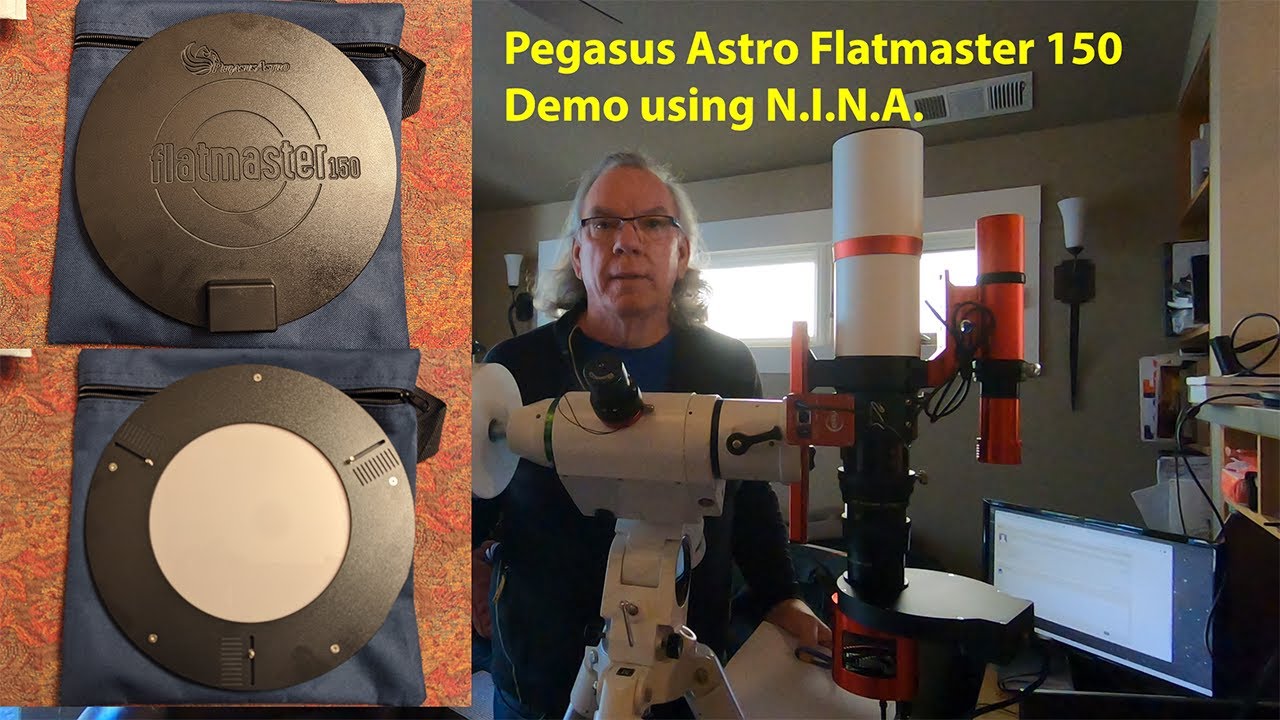 Pegasus Astro Flatmaster 150 Demo Using N.I.N.A. - YouTube