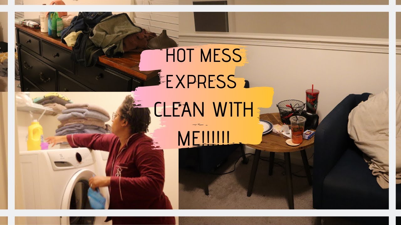 Hot Mess Express Clean With Me Part 1/ Messy House Clean With Me 🧹😩😩 I ...