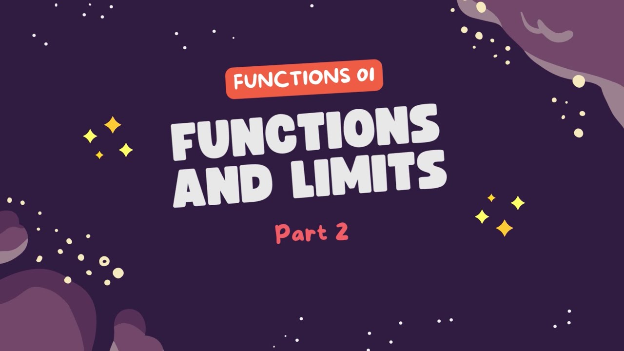 Functions and Limits (Part 2) - What are some common functions ...
