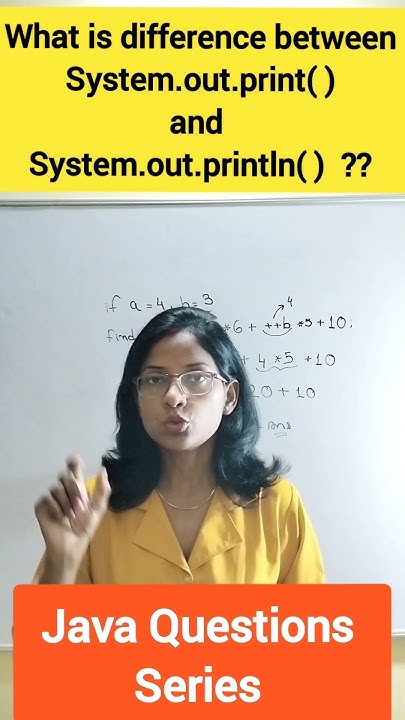 Difference between System.out.print ( ) and System.out .println in Java?? #javaprogramming #java ...