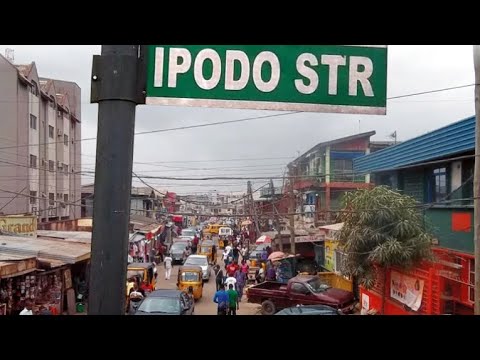 The Market of Ipodo in Ikeja Lagos - YouTube