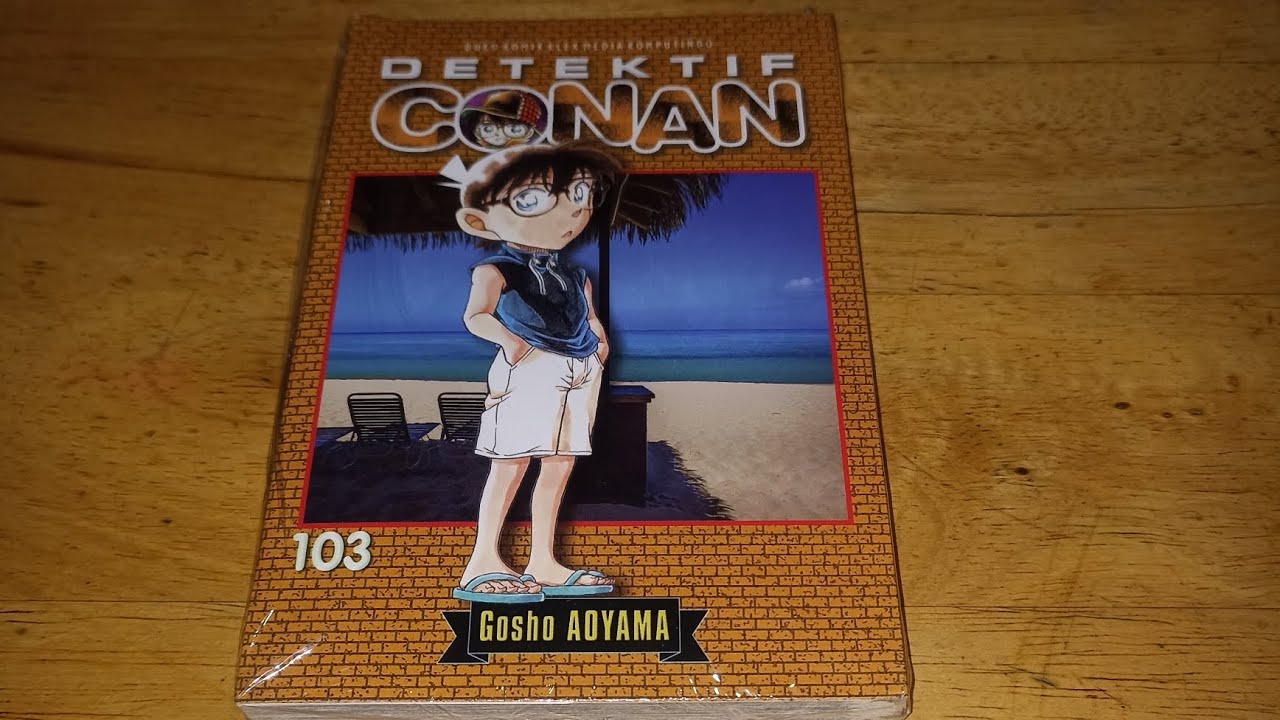 Unboxing Komik Detektif Conan Vol 103 Terjadinya kasus di Hotel - YouTube