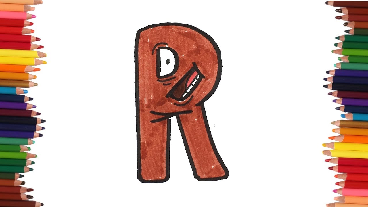 Cómo dibujar la letra R del Alfabeto LORE | Dibujos del Alfabeto Lore ...