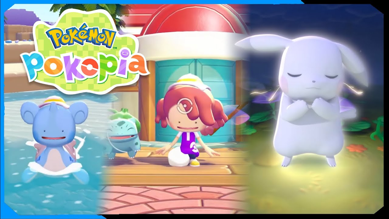 Pokemon POKOPIA! 10 Minuten Gameplay, Deko & PEAKYCHU uvm - YouTube