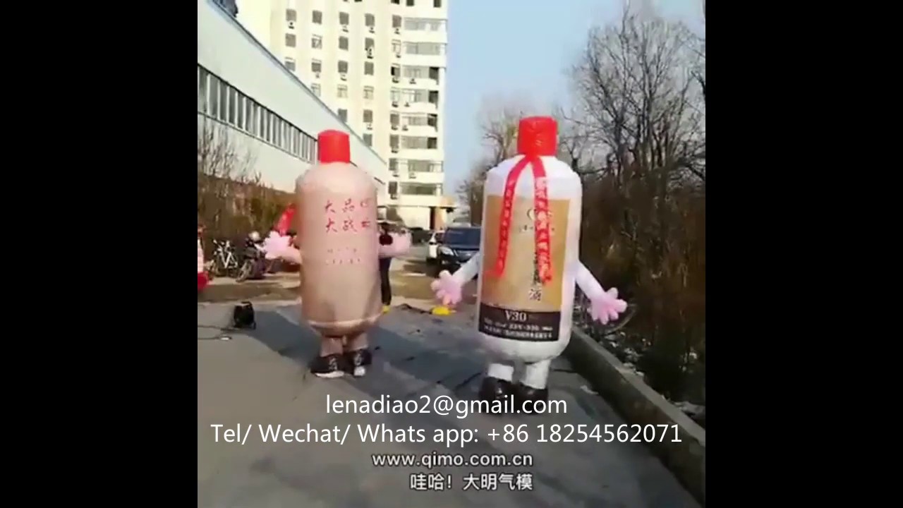 Best Selling Customized Giant Inflatable Beer Bottle Costume For Parade ...