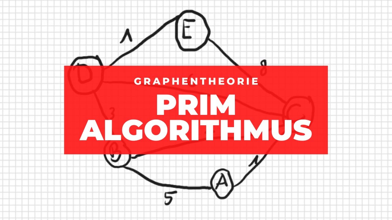 Prim Algorithmus Erklärung + Beispiel | Minimaler Spannbaum bestimmen ...