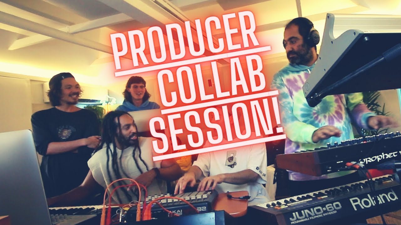 7 Producers have a collab session and make some heat! - YouTube
