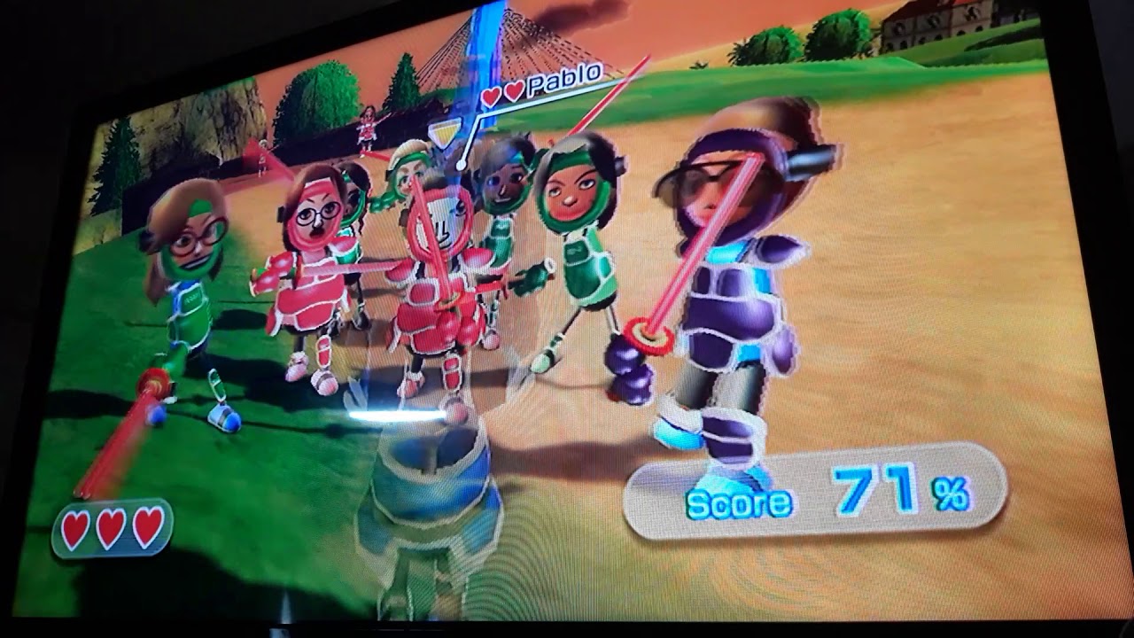 Wii Sports Resort: Swordplay (Swordplay Showdown) LEVEL 7 - Waterfall ...