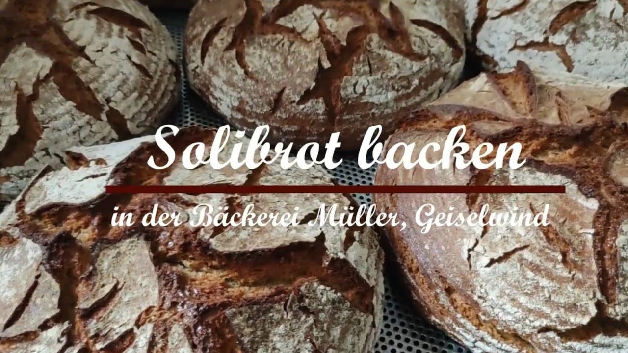 Brot backen in der Bäckerei Müller, Geiselwind - YouTube