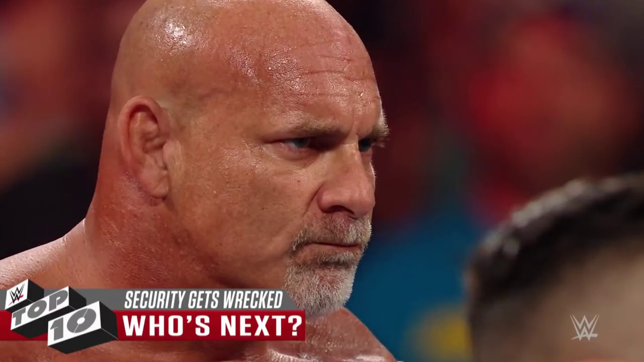 Security guards get wrecked WWE Top 10 jan,20, 2019 - YouTube