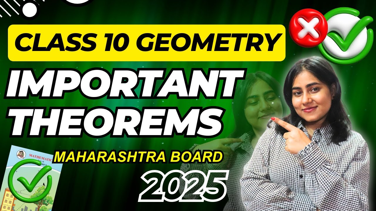 Most Important theorems for Class 10th Geometry🚀 | SSC | IMP theorems🔥 ...