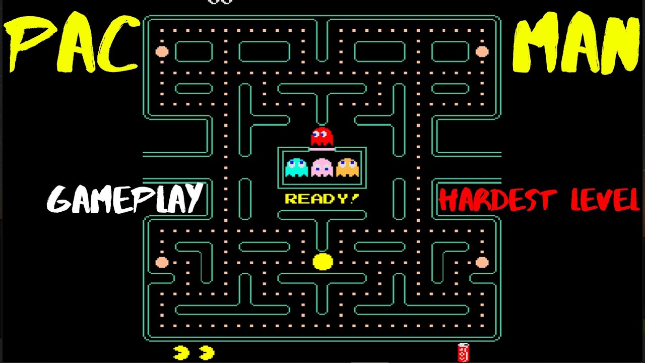 PACMAN Full Gameplay Hardest level/Mame32 #pacman #subscribe #like # ...