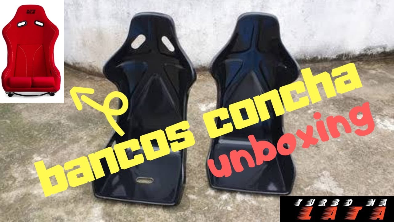 bancos concha de corrida em fibra de vidro - YouTube