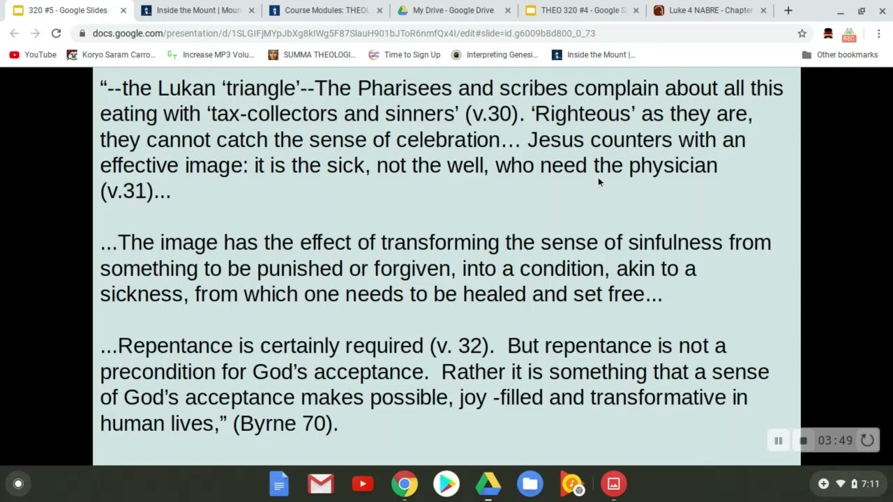 Lukan Triangle And Luke 6 1 11 A YouTube