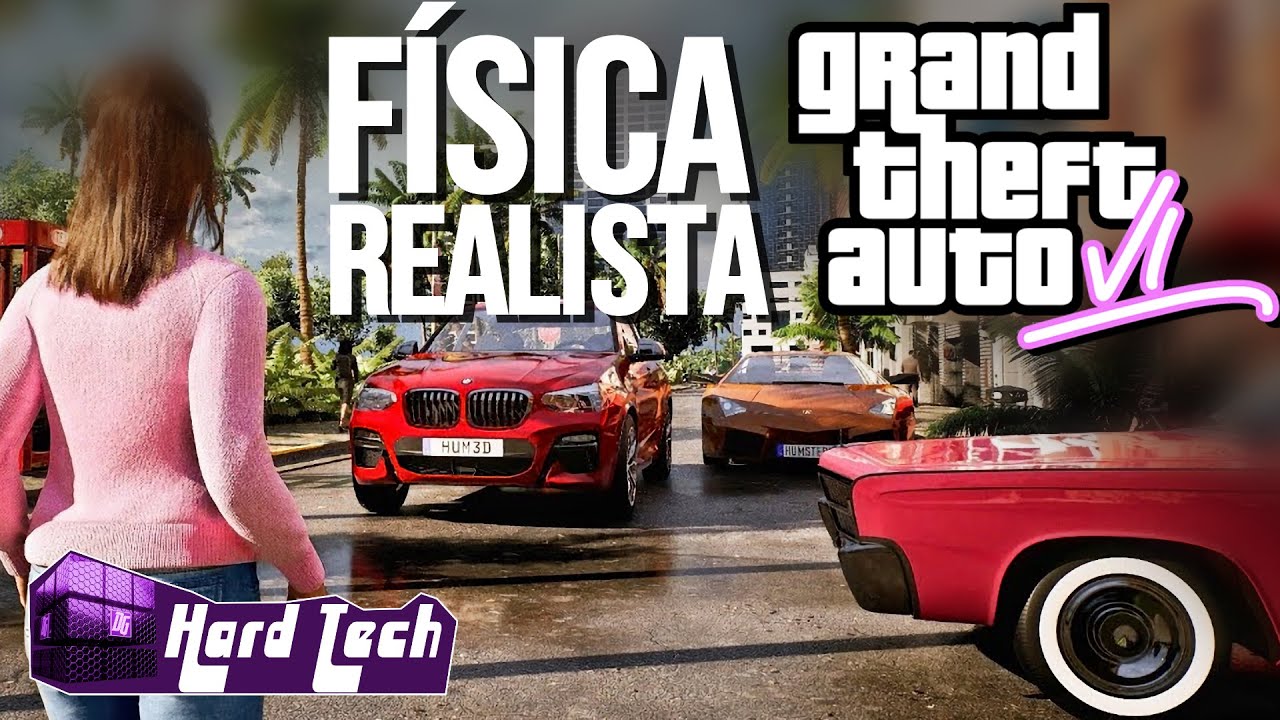 GTA 6 PROMETE SER INCRÍVEL COM FÍSICA REALISTA NO MOTOR GRÁFICO RAGE 9 ...