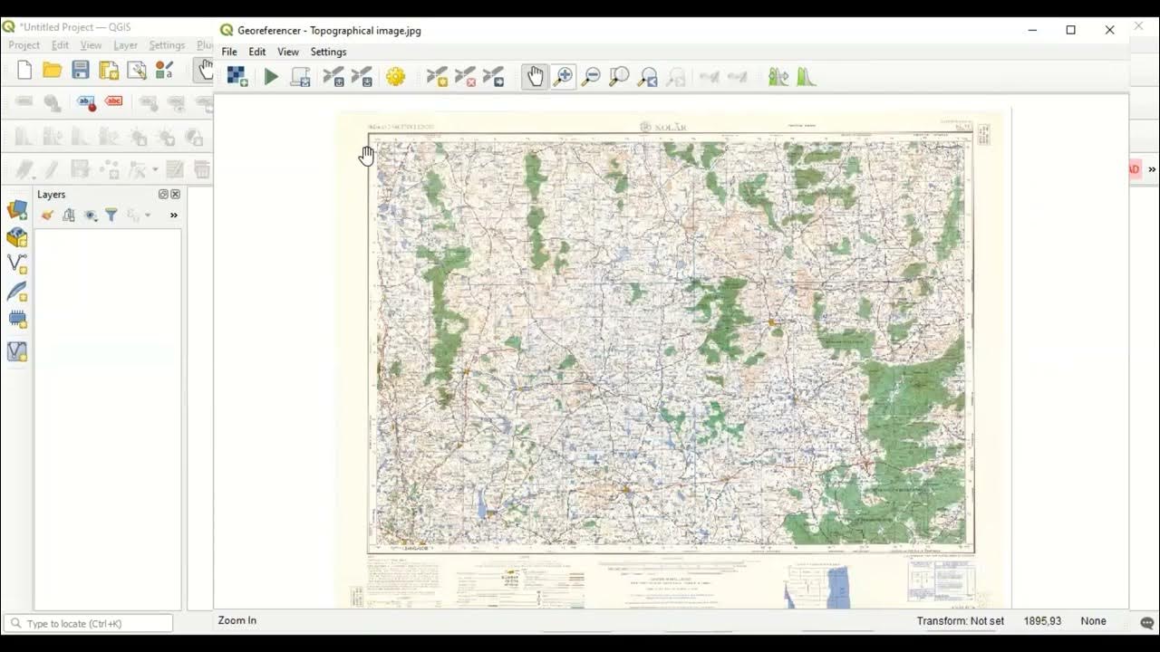 How to do Georeferencing in QGIS Step by Step Tutorials - YouTube