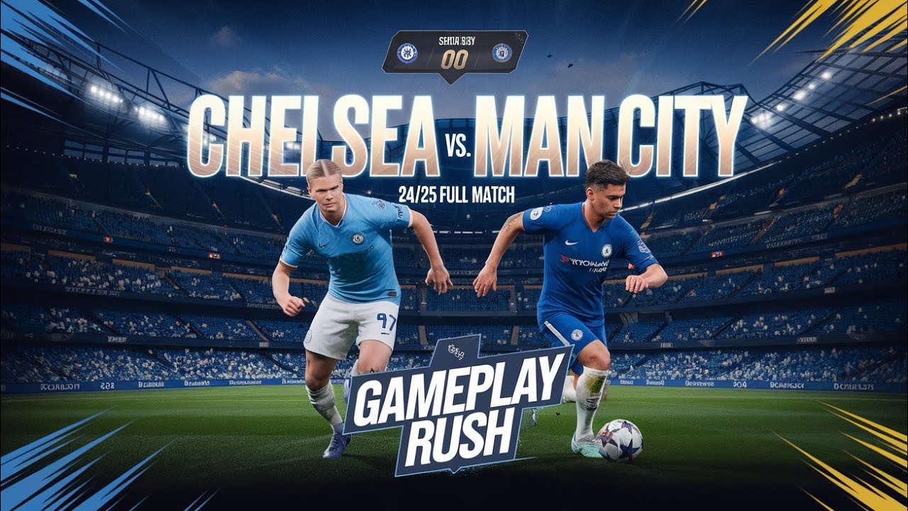 Chelsea FC vs. Manchester City FC - 24/25 Full Match Rush Game Play ...