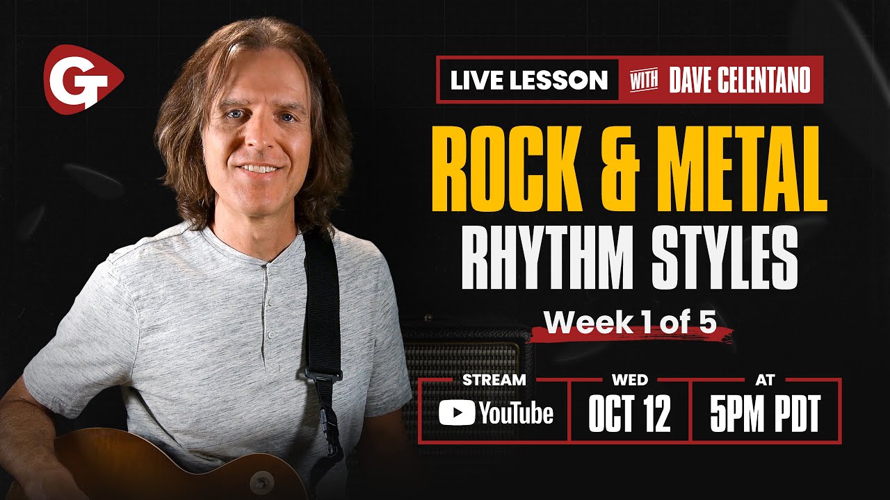 Rock And Metal Rhythm Styles - Week 1 of 5 | Guitar Tricks - YouTube