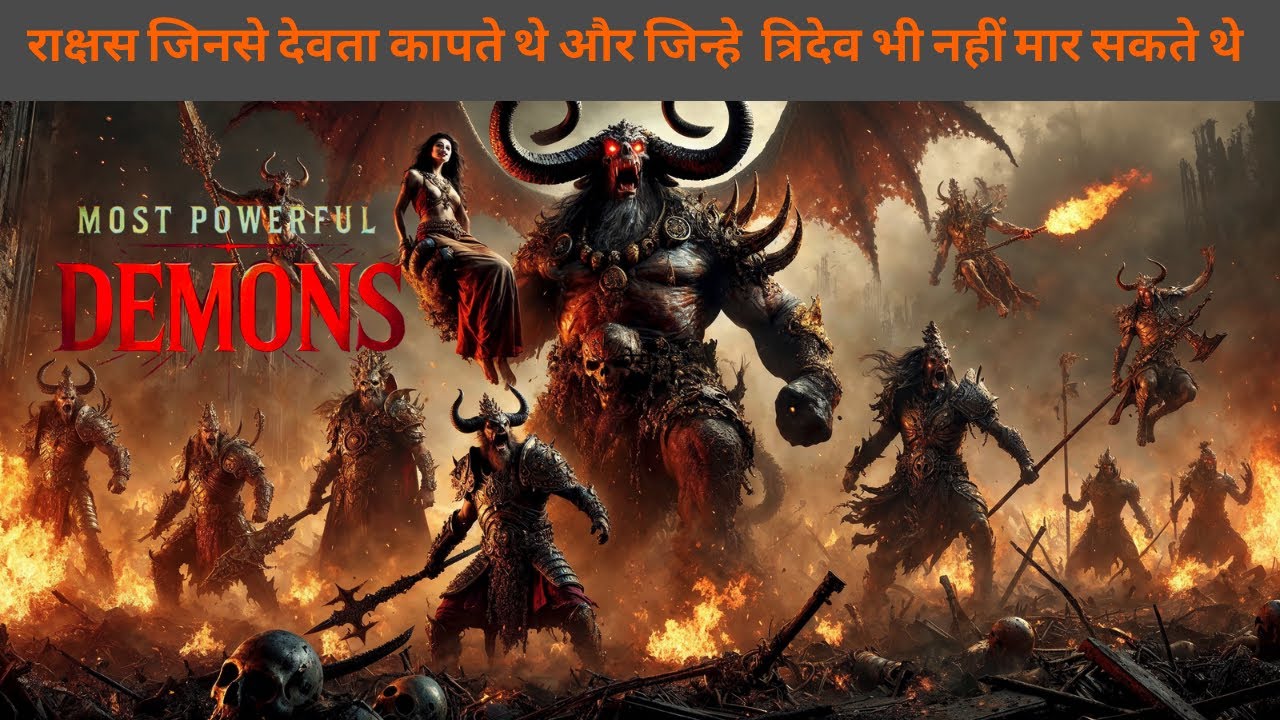 Top 10 Most powerful Demons in Hindu Mythology ।हिंदू धर्म के दस सबसे ...