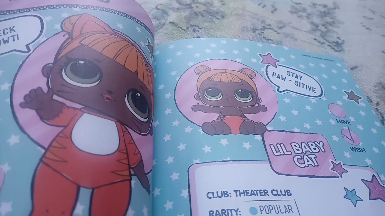 Part 1 of lol surprise book - YouTube