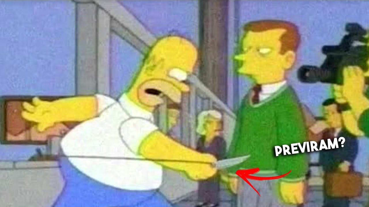 OS SIMPSONS PREVIRAM O ATAQUE A BOLSONARO? - YouTube