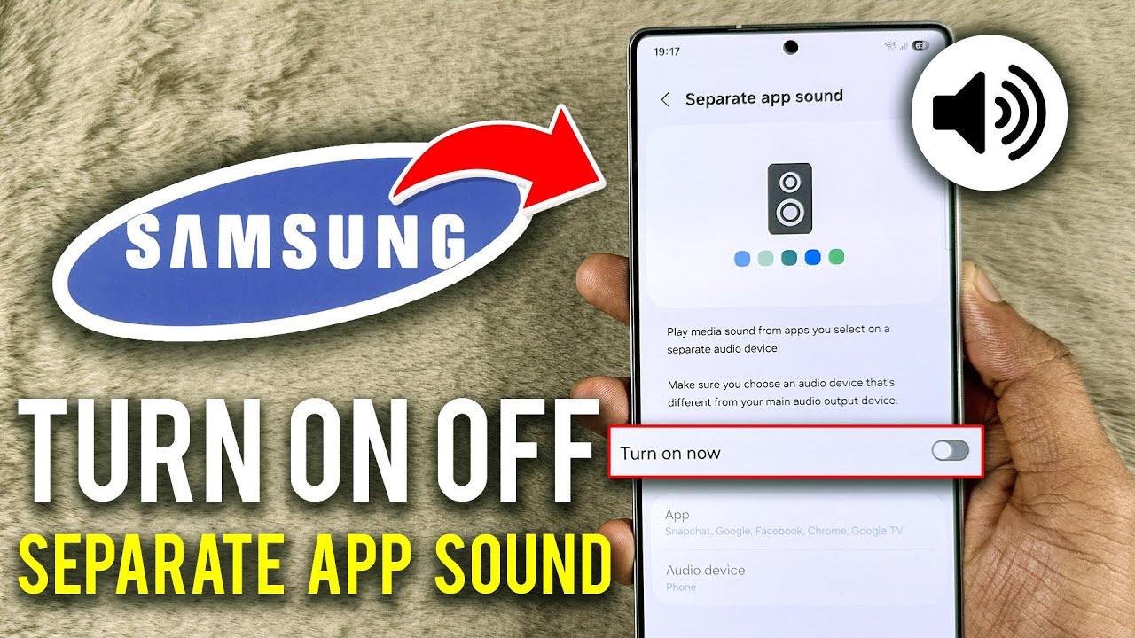 How to Turn On Off Separate App Sound Samsung S25 - YouTube