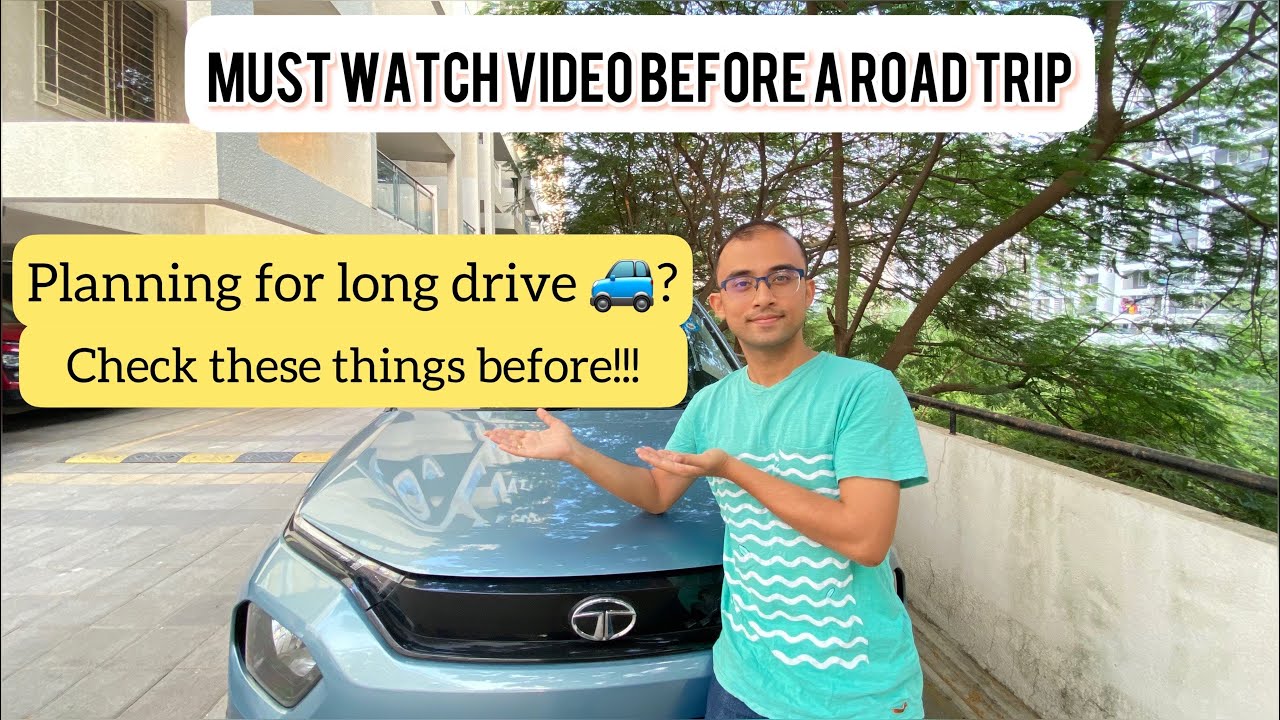 Things to check in car before long drive | Road Trip Essential | How to ...