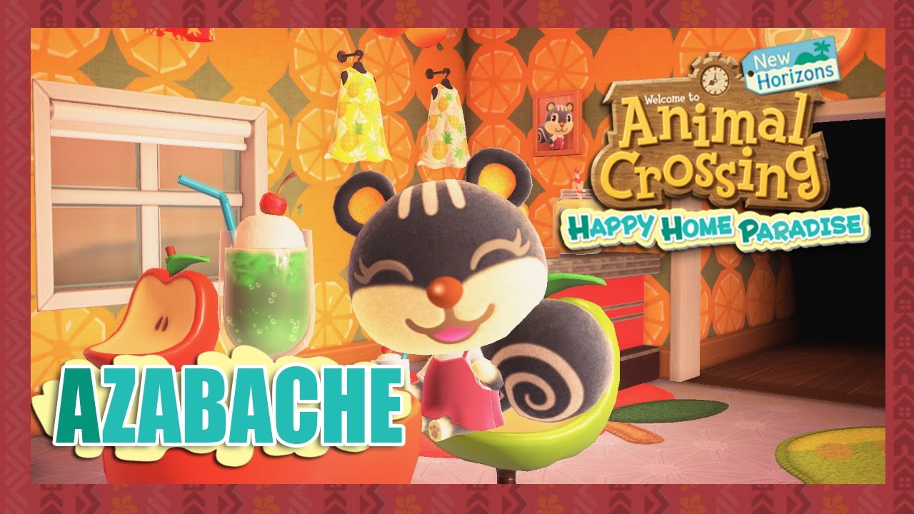 🍏 La CASA FRUTAL de AZABACHE en ANIMAL CROSSING NEW HORIZONS HAPPY HOME ...