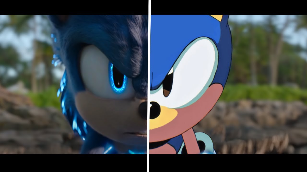 SONIC Movie 2 OLD Design VS NEW Design (SONIC ORIGINS VS SONIC) - YouTube