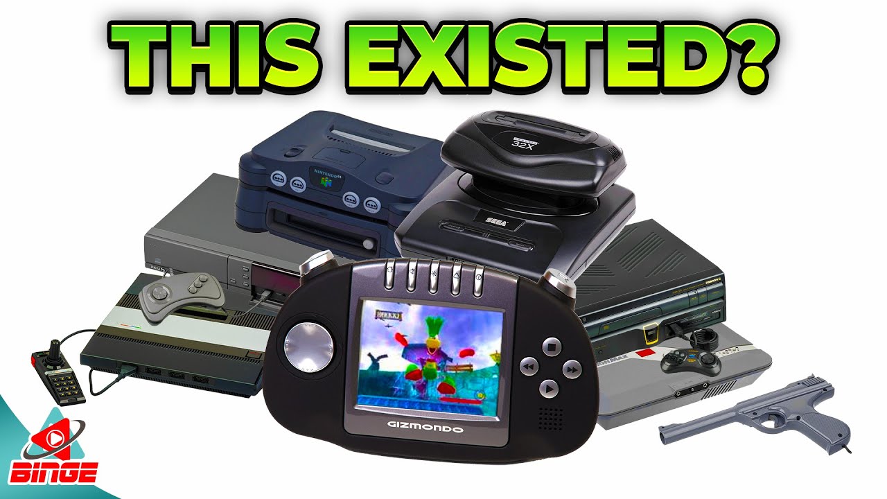 Most Bizarre Video Game Consoles You Didnt Know Existed | BingeTv - YouTube