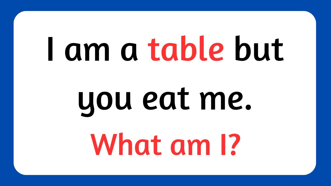 20 Hard Riddle Challenge | Can You Solve Them All? | Only a genius can ...