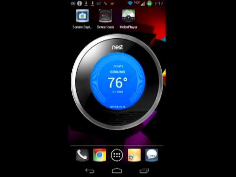 Nest Thermostat Widget and Tasker Widget - YouTube