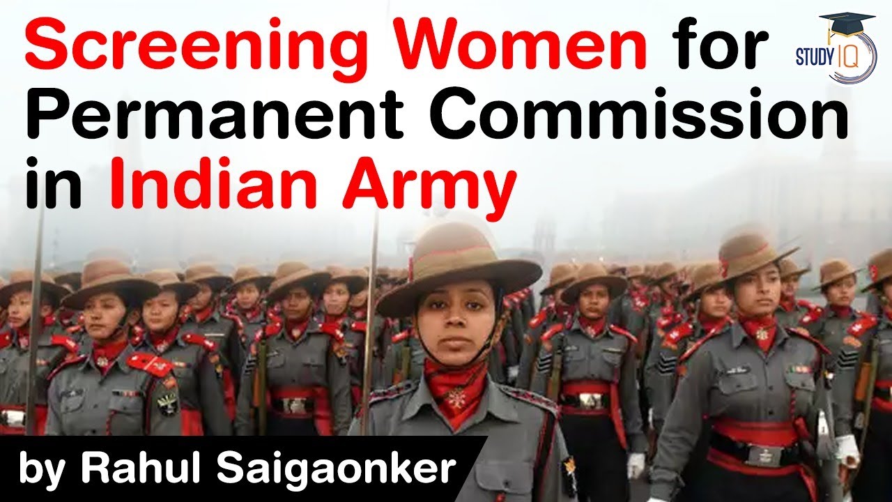 Permanent Commission for Lady Officers in Indian Army - How army is ...