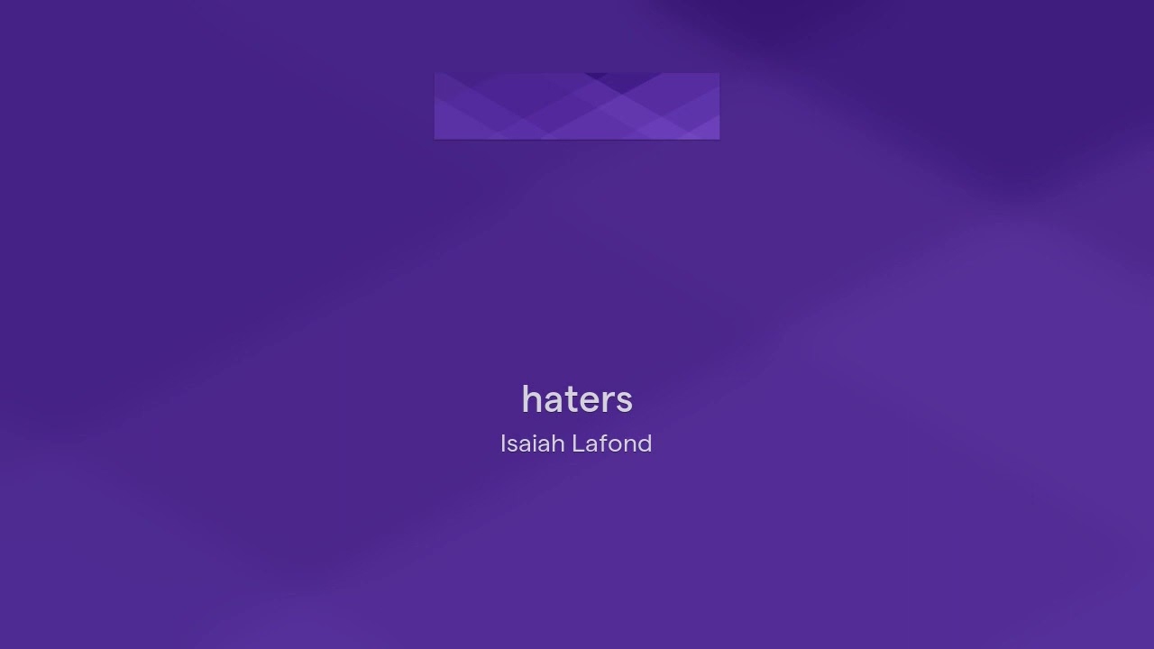 haters - YouTube