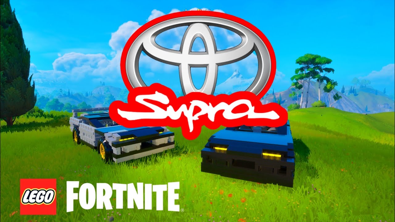 How to Build a Toyota Supra Mk4 in Lego Fortnite - YouTube