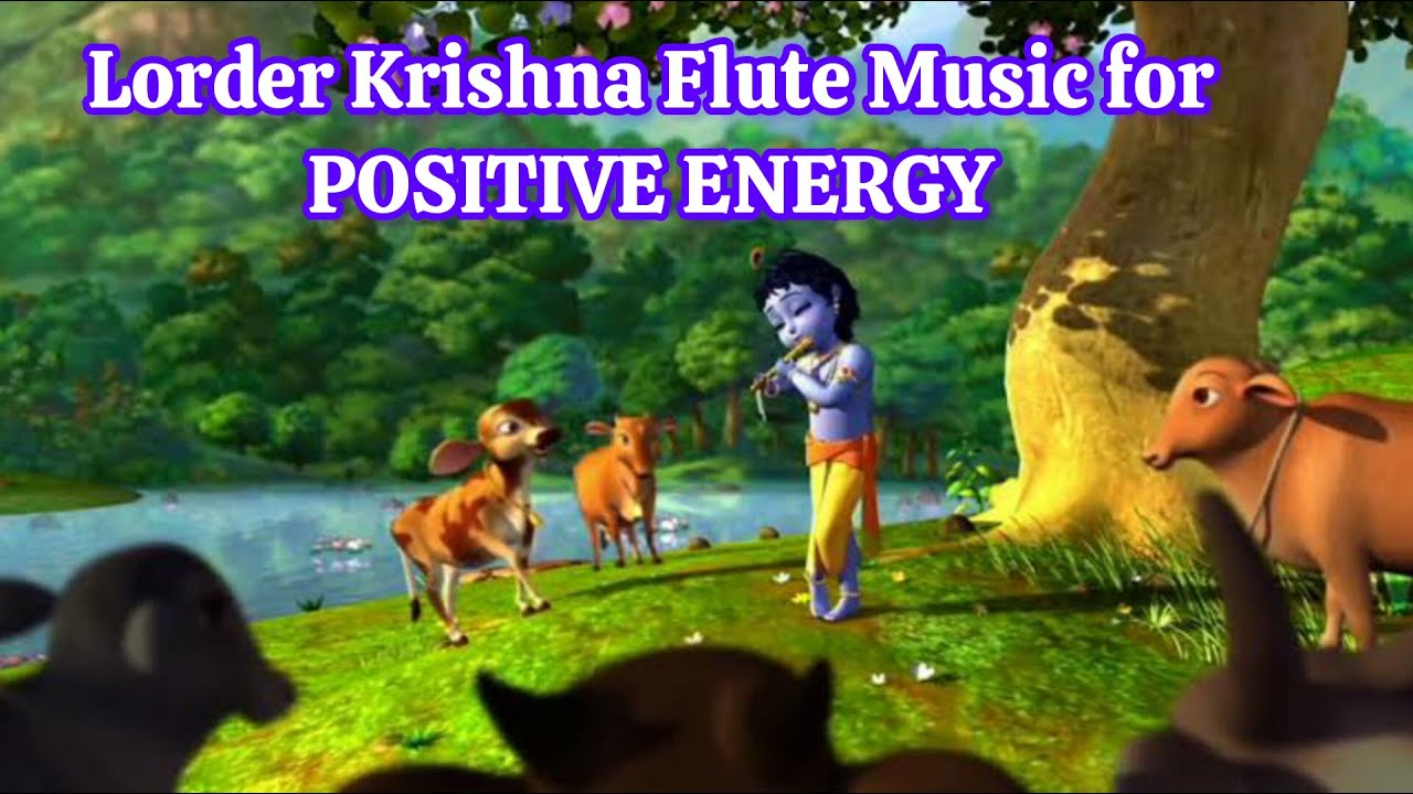Lord Krishna Flute music for Positive Energy, Krishna Bhagavan Flute ...