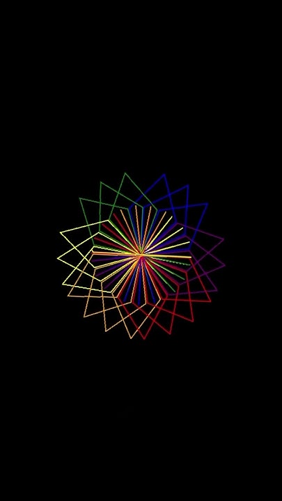 Circular 🌀 Graphis Animation using Python Turtle #coding #trending #design #706 #projects # ...