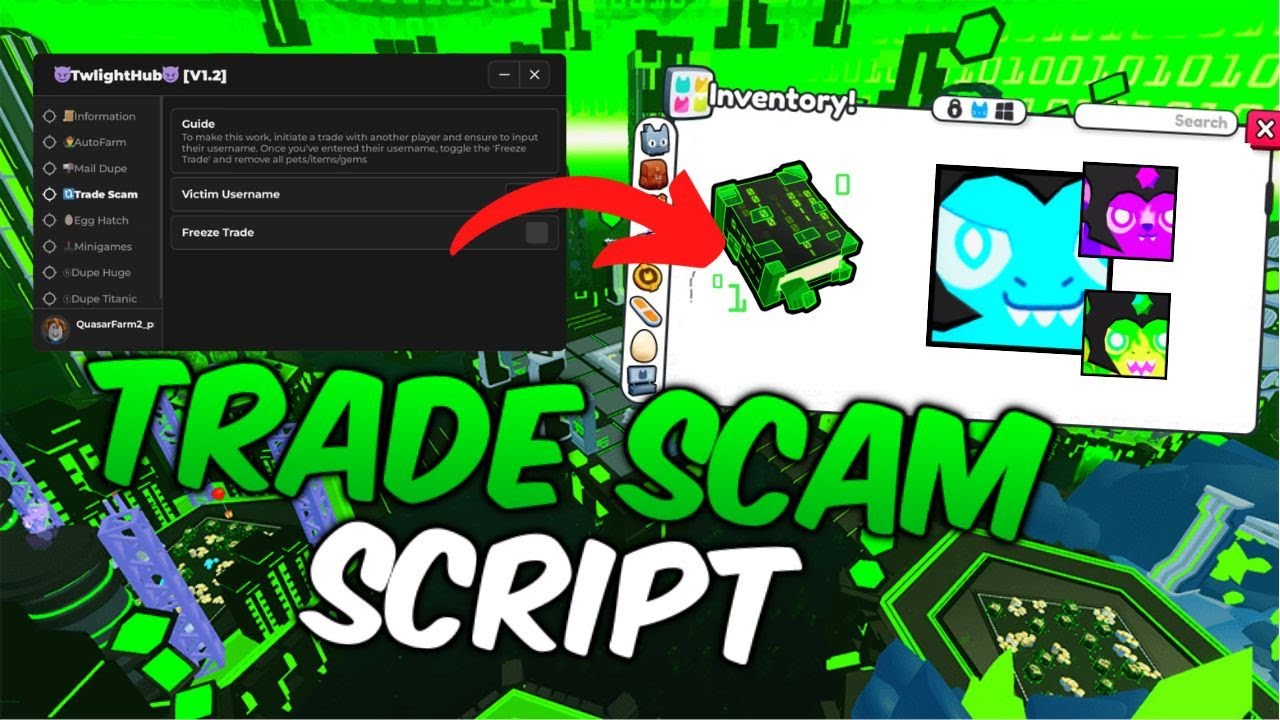 [🔒HACKER] TRADE SCAM SCRIPT / PET SIMULATOR 99🔥 (KEYLESS) - YouTube