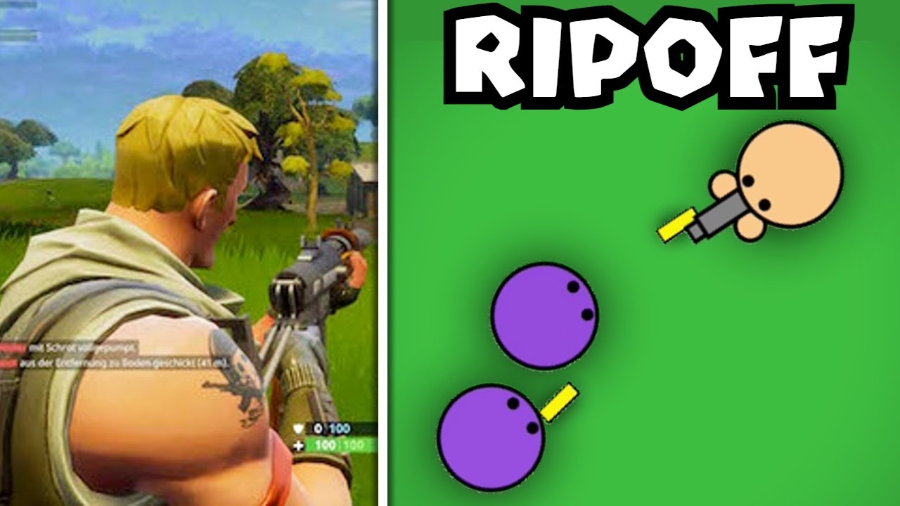 I made a Fortnite RIPOFF - YouTube