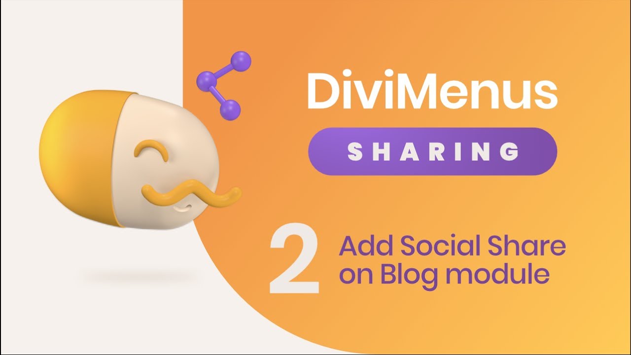 DiviMenus Sharing - 02 Add Social Share on Blog module - YouTube