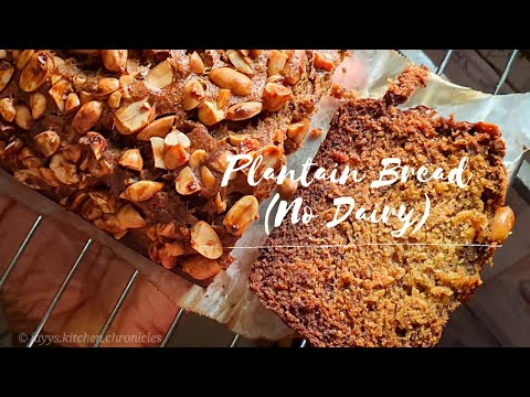 No Dairy Plantain Bread | What To Do With Overripe Plantain | Plantain ...