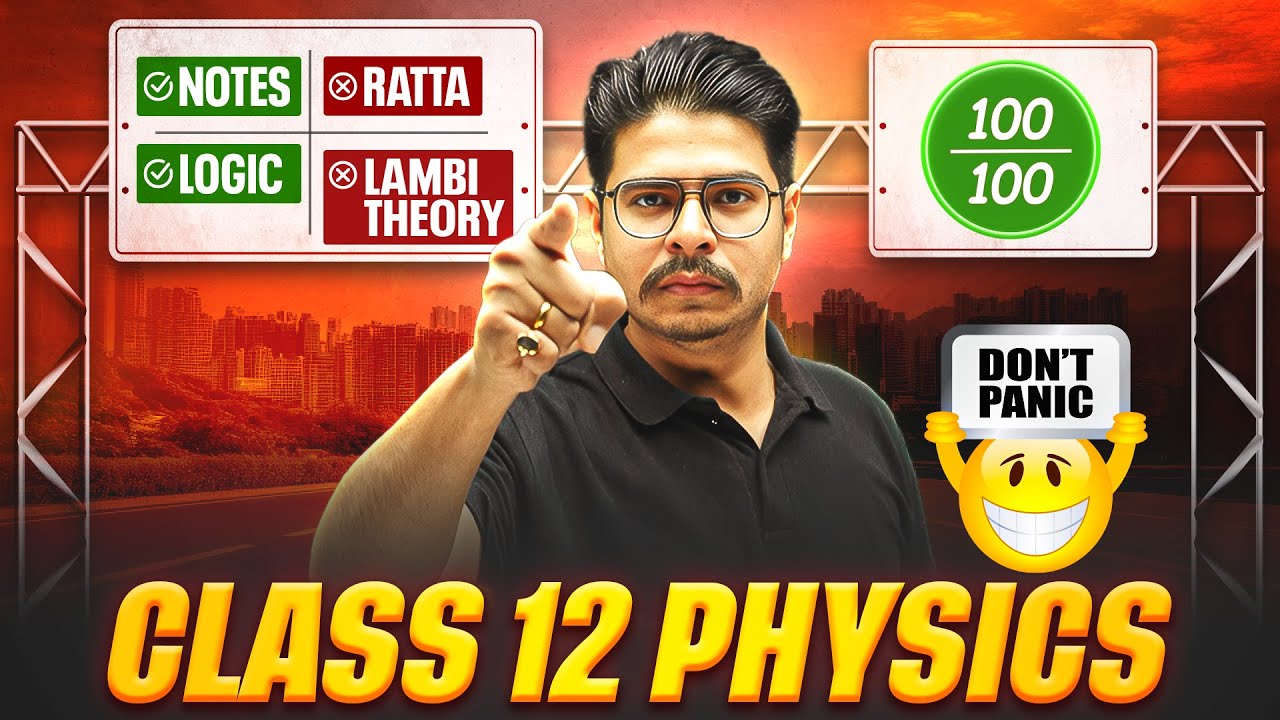 Score 100/100 || Class 12th PHYSICS Planner || Beginner to Topper🔥 ...