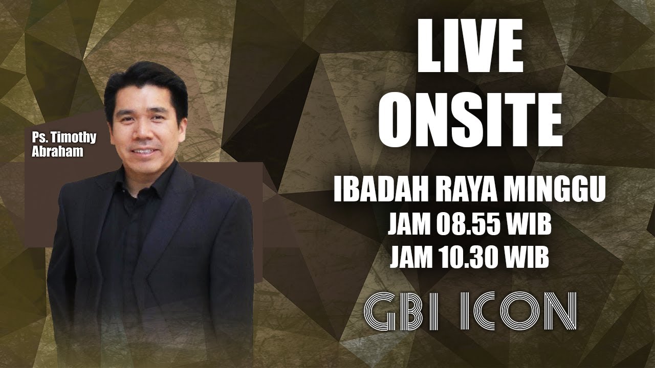Ps. Timothy Abraham, IBADAH RAYA ONSITE GBI ICON - YouTube